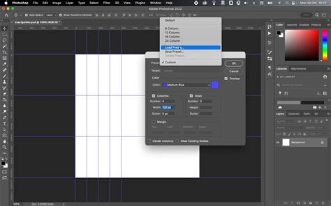 How To Place Guides In Exact Positions In Photoshop CC Design With Dale