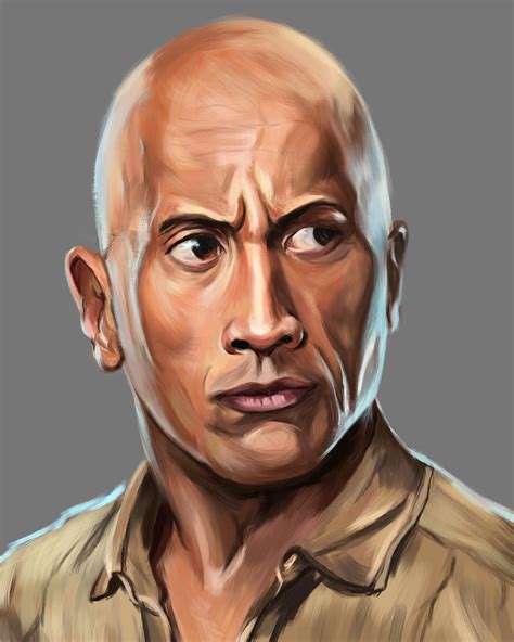 Artstation Dwayne Johnson