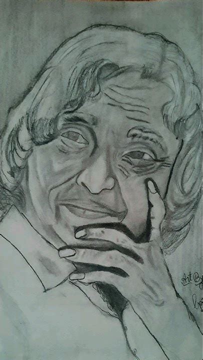Youtube Realistic Draw Apjabdulkalam Trending Sketch