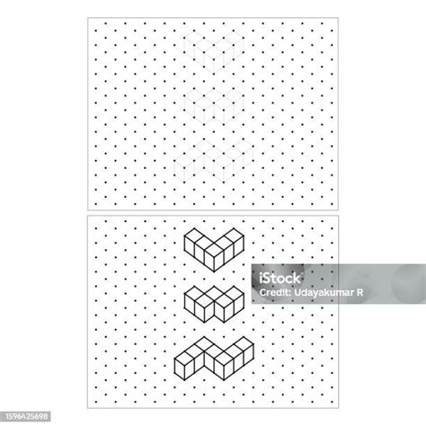 Practice Exercise Draw An Isometric Cube On Each Of These Shapes Using The Dotted Lines On A