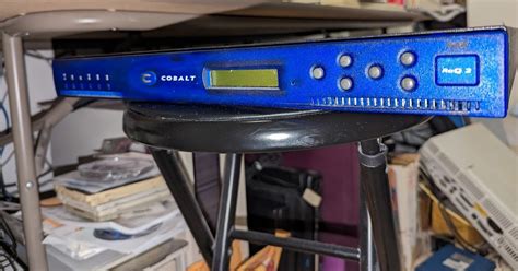 old vintage computing research refurb weekend cobalt raq 2