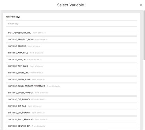 Android Bitrise Default Environment Variables Stack Overflow