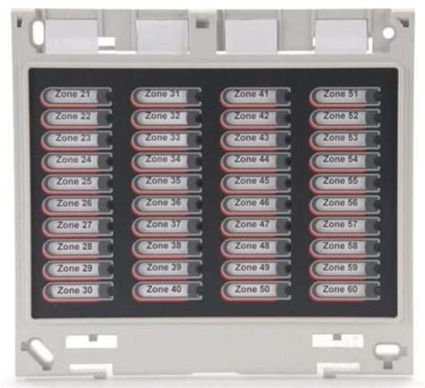 Z47 ZFP 40 Zone Indicator Module C W Name Slots