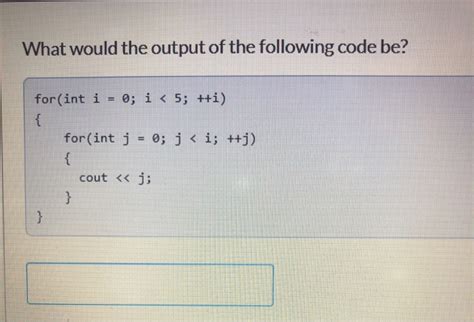 Solved Given The Following Input 1234a What Would The