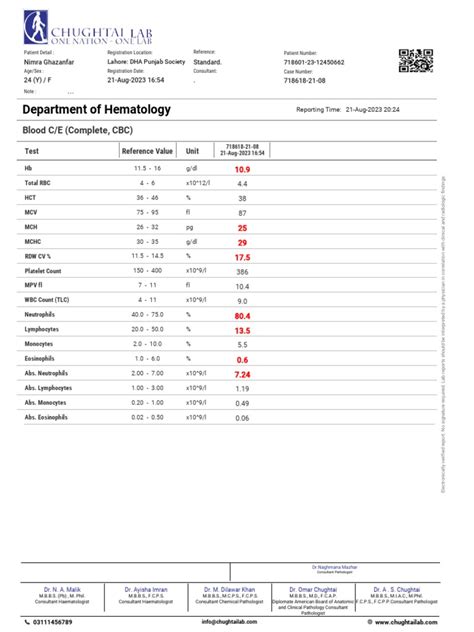 Report Viewer Pdf Pathology Hematology