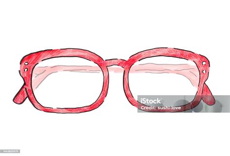 Illustration Of Eyeglasses Handwritten Style Stock Illustration