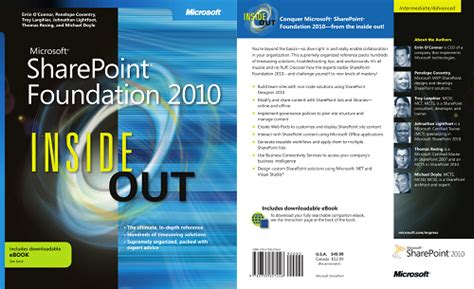 My Take On Sharepoint Foundation 2010 Inside Out Tom Resings Blog