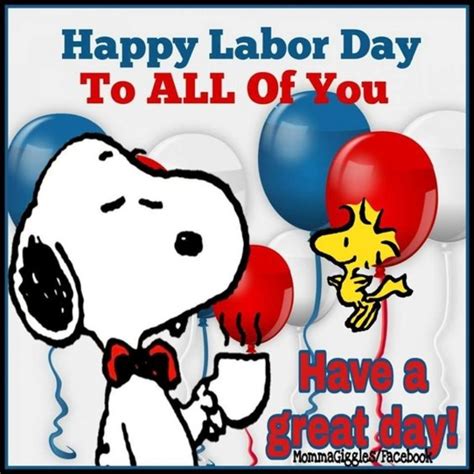 10 Happy Labor Day Snoopy Images