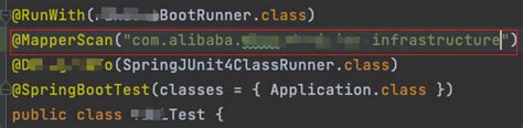 Springboot学习笔记：执行单元测试时，mapper默认扫描路径为启动类的包名mapperscan注解扫描路径模糊 Csdn博客