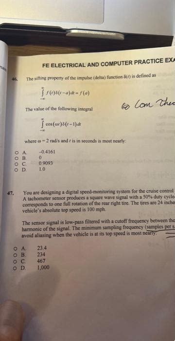 46 The Sifting Property Of The Impulse Delta