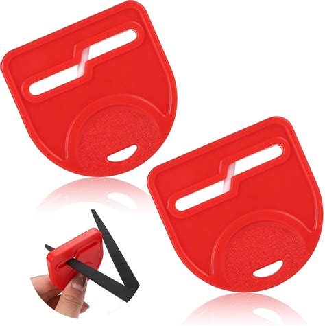 2pcs Scissor Sharpener Tool Handheld Small Sharpening Scissors Tool Fabric Hair Scissors
