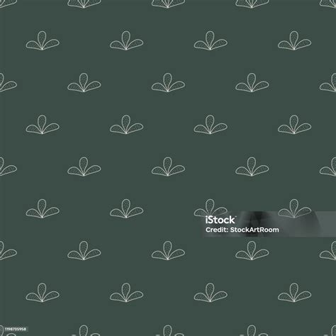 흰색과 녹색 미니멀 리즘 추상적 인 잎 패턴입니다 흩어진 나뭇잎 원활한 벡터 배경 추상자연 패턴 텍스처 양식에 일치시키는 잎을 반복합니다 직물 포장 디지털 용지를 위한