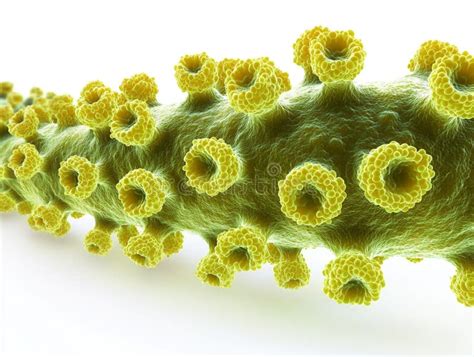 Microscopic Lifeform Cellular Structure Detailed Biology Organic Texture Abstract Back Stock