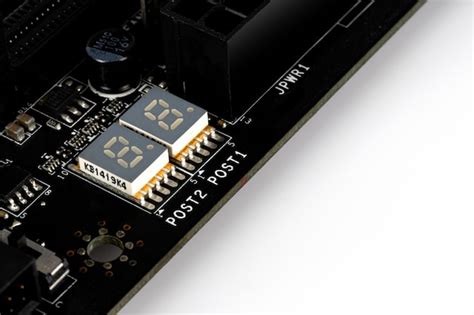 Premium Photo Debug Code Port On Motherboard