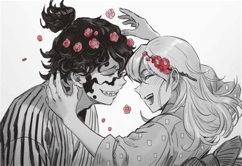 Daki And Gyuutarou Kimetsu No Yaiba Drawn By Egyuuu Danbooru