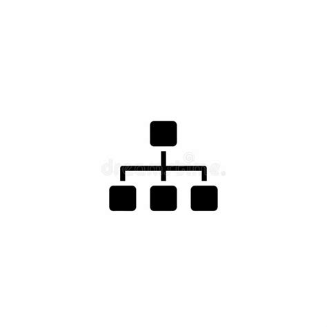 Hierarchy Chart Icon Stock Illustration Illustration Of Process 392103022