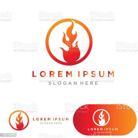 화재 불꽃 로고 아이콘 벡터 디자인 템플릿 3차원 형태에 대한 스톡 벡터 아트 및 기타 이미지 3차원 형태 가연성 개념 Istock