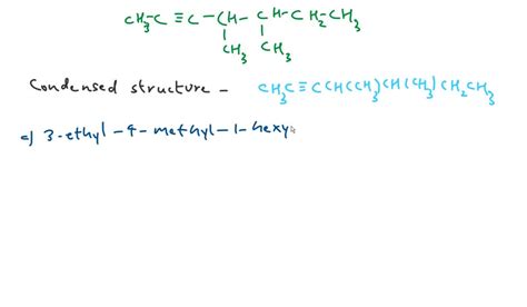 Solved Draw A Condensed Structural Diagram For Each Compound A 2