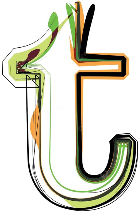 Organic Type Letter T Scribble Drawing Monogram Vector Scribble Drawing Monogram Png And