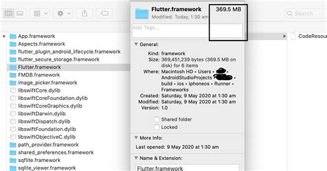 BUG The Flutter Framework Is Too Big Issue Flutter Flutter GitHub