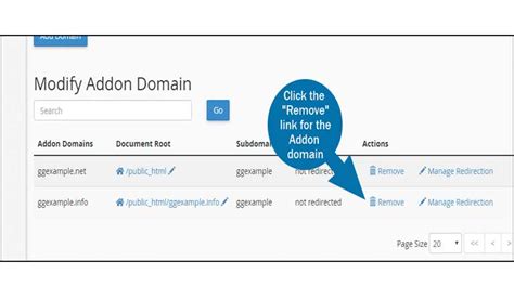 Addon Domain