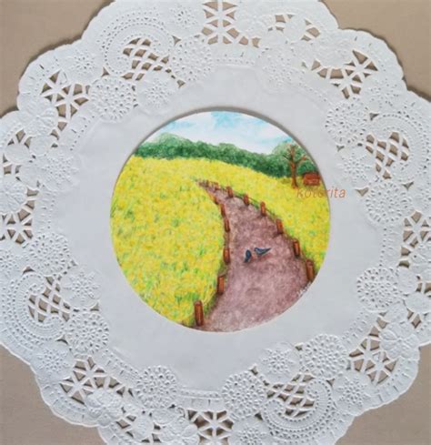 小鳥たちの春 手書きイラスト 両面【16】 Lbholiday Booth