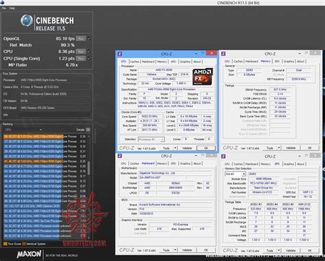 AMD FX Processor Review สดยอดซพยตวแรงในระดบ Ghz ใหมลาสดจาก AMD Cinebench
