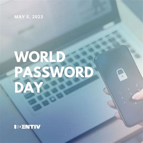 Identiv On Linkedin Worldpasswordday Passwordday Password Security