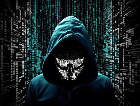 Premium Photo Portrait Of Anonymous Hacker Concept Of Hacking Cybersecurity Cybercrime