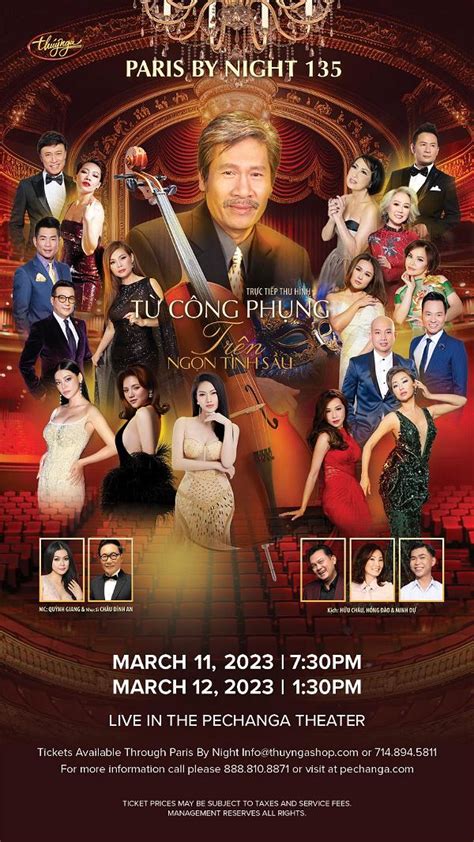 Chương Trình Nhạc Sống Paris By Night Từ Công Phụng Trên Ngọn Tình