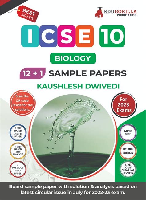 English ICSE Class X Biology Sample Paper Book 12 1 Sample Paper EduGorilla Prep Experts