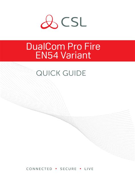 Dualcom Pro Fire En54 Variant Quick Guide 2020 Download Free Pdf Relay Switch