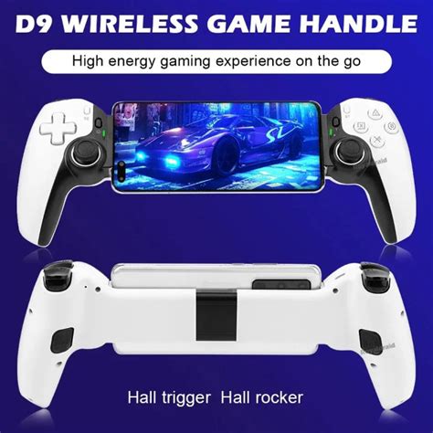 Mobile Phone Stretching Game Controller D9 Wireless Bluetooth Pc Tablet For Switch Ps3 Ps4 Dual
