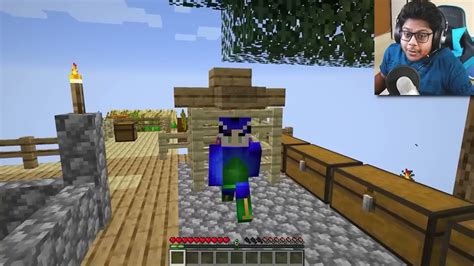 Our First House In One Block Minecraft 😍 Ep 2 Youtube