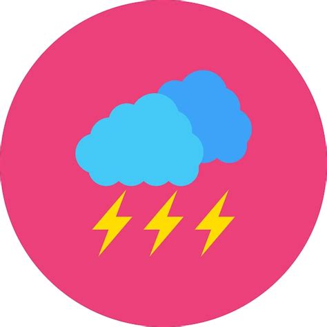 Premium Vector Thunder Icon
