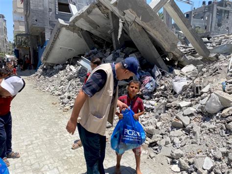 Food Parcel Distribution For Displaced Families