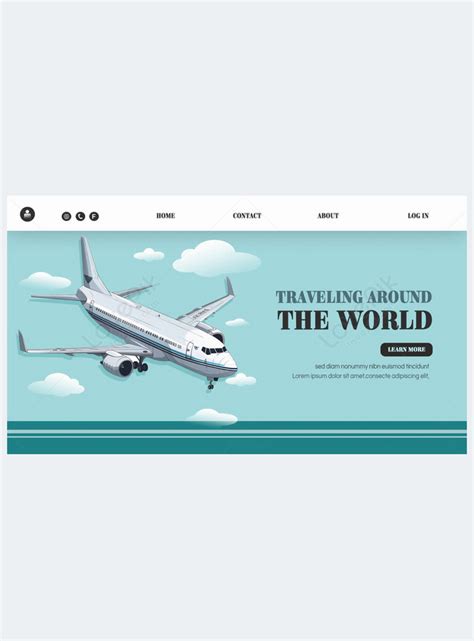 비행 비행기 세계 여행 비행기 포스터 배너 이미지 사진 469123675 무료 다운로드