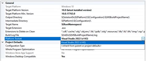 Not Able To Select Llvm Clang As Toolset For A Winui Desktop Project