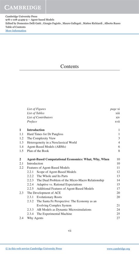 PDF Agent Based Models In Economics A Toolkit