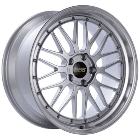 Bbs Lm Diamond Silver Center Diamond Cut Lip Wheel 20x9 5x112 25