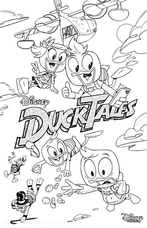 Ausmalbilder Ducktales Ausmalbilder Zum Ausdrucken