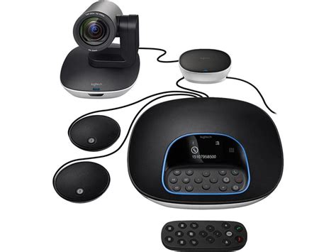Group System With Extension Microphones Logitech Video Collaboration