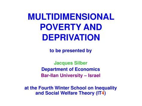 Ppt Multidimensional Poverty And Deprivation Powerpoint Presentation Id 1239451