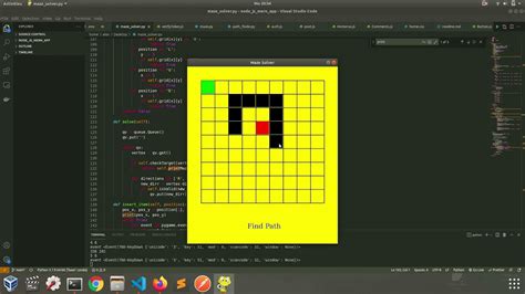 Python Pygame Maze Solver Youtube