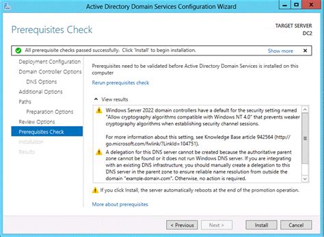 Ad Ds Configuration Wizard Page Descriptions Microsoft Learn