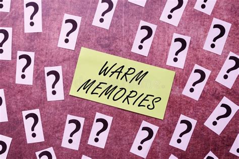 Text Caption Presenting Warm Memories Business Concept Reminiscing The