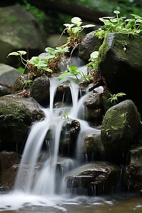 열대우림의 폭포 배경 배경 화면 및 일러스트 무료 다운로드 Pngtree
