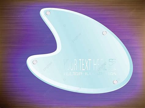 Acrylic Label Led Light Decoration On Label Set White Button Vector