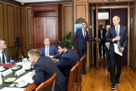 Встреча заместителя Председателя Правительства РФ — руководителя Аппарата Правительства РФ