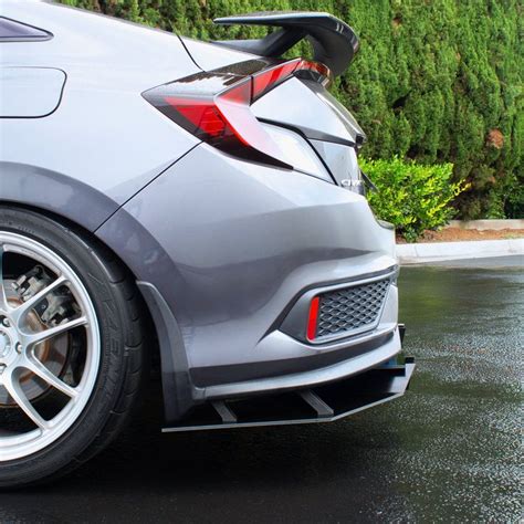 2016 2020 Honda Civic Si Coupe Rear Diffuser Honda Civic Si Coupe